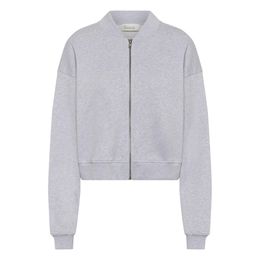 My Essential Wardrobe Sweatjacke 'MWMeta' Damen Gr&ouml;&szlig;e L graumeliert