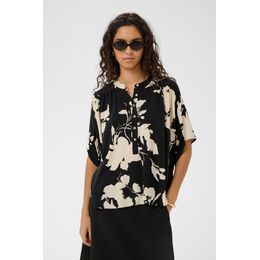 Soaked in Luxury Bluse 'Arjana' Damen Gr&ouml;&szlig;e M beige / schwarz
