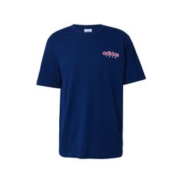 adidas originals Shirt 'GFX ' male size M Ultramarine blue / Ruby red / White