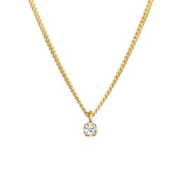 Elli DIAMONDS Halskette Diamant Damen Gr&ouml;&szlig;e 40 gold