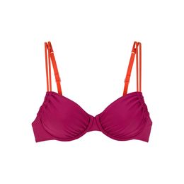 s.Oliver Bikinitop Damen Gr&ouml;&szlig;e 75 dunkelorange / pitaya