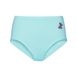 w&auml;schepur w&auml;schepur Damen Slip mit Schmetterlings-Motiv, ros&eacute; + bleu + mint, Gr&ouml;&szlig;e 44/46
