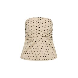Co'Couture Co'couture Top 'Deddi' Damen Gr&ouml;&szlig;e S beige / schwarz