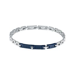 Maserati Armband Herren Gr&ouml;&szlig;e One Size blau / silber