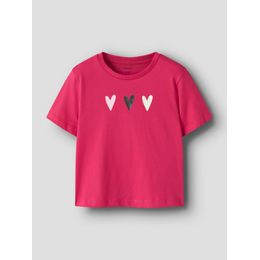 name it M&auml;dchen T-Shirt "NMFFINULA 2P NREG SS TOP BOX PB"tender touch pack:love potion, Gr. 92, bedruckt, unifarben, Jersey, Obermaterial: 100%