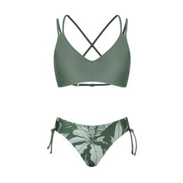 Cupshe Bikini 'DAA12C3G001PP' Damen Gr&ouml;&szlig;e XS gr&uuml;n