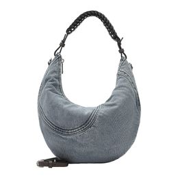Liebeskind Berlin Schultertasche Damen Gr&ouml;&szlig;e One Size blue denim / dunkelbraun
