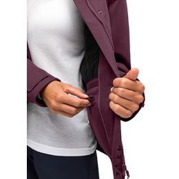 Maier Sports Damen Winterjacke "Lisbon", lila, Gr. 42, 100% Polyester, Jacken, warme Damen Jacke, wattierte Regenjacke, wasserdicht + atmungsaktiv