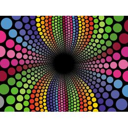 papermoon Fototapete "Groovy Swirl Tunnel", B/L: 2m x 1,5m, Rollen: 1, bunt, Wohnzimmer, Tapeten