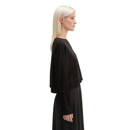 Marc O'Polo MARC O'POLO Damen Langarmshirt "aus LENZING ECOVERO "schwarz, Gr. XXL, unifarben, Obermaterial: 68% Viskose, 32% Polyester, Shirts