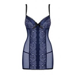 Obsessive Neglig&eacute;e 'Chemise Auroria' Damen Gr&ouml;&szlig;e 40/42 blue denim