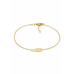 Elli Premium Armband Fl&uuml;gel Damen Gr&ouml;&szlig;e 16 gold