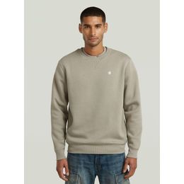 G-Star Raw G-STAR Herren Longpullover "Premium Core Sweater"elephant skin, Gr. XXL, Obermaterial: 55% Baumwolle, 45% Polyester, Pullover