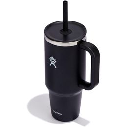 Hydro Flask Thermobecher "All Around Travel Tumbler in den Gr&ouml;&szlig;en 24 oz/ 32 oz / 40 oz", 32,13cm, 1.182ml, 1 Stk., schwarz, Trinkgef&auml;&szlig;e, Thermo Cup