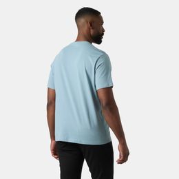 Helly Hansen Herren T-Shirt "HH LOGO T-SHIRT 3.0", blau, Gr. XL, bedruckt, unifarben, Jersey, Obermaterial: 100% Baumwolle, Shirts, kurz&auml;rmlig, mit