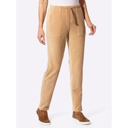 WITT Damen Cordhose mit Dehnbund, camel, Gr&ouml;&szlig;e 36