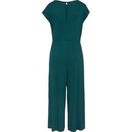 Lascana Damen Culotte-Overall, petrol, Gr&ouml;&szlig;e 36