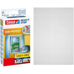 Tesa Insektenschutz-Fensterrahmen "Insect Stop Comfort SUN Protect Fliegengitter f&uuml;r Fenster - 1.3m:1.5m", B/H: 130cm x 150cm, Insect Stop Comfort