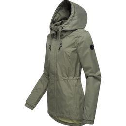 Ragwear Damen Outdoorjacke "Danka", gr&uuml;n, Gr. 5XL, Au&szlig;enmaterial: 100% Polyester. Innenfutter: 100% Polyester, Jacken, Wasserdichte &Uuml;bergangsjacke