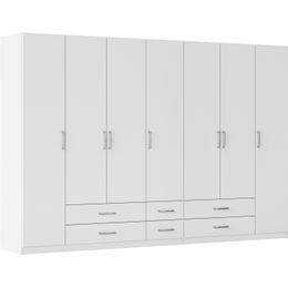 Dreht&uuml;renschrank Rauch, B:315cm H:210cm T:54cmalpinwei&szlig;, griffe chrom, Holzwerkstoff, Schr&auml;nke, "Kleiderschrank Garderobe GAMMA Breiten
