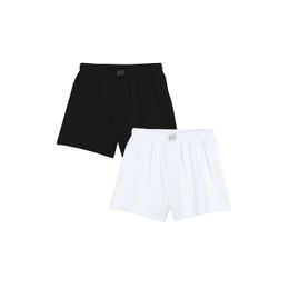 Lousy Livin Underwear LOUSY LIVIN Herren Boxershorts "Jersey Boxer", Gr. XLschwarz, wei&szlig;, 100% Baumwolle, Unterhosen, im klassischen Design