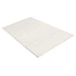 Teppich Kayoom, B:160cm H:45mm L:230cmcreme, Polyester, Wohnzimmer, Teppiche, "Summit 625", Hochflor, Modernes Muster, Vegan, Fu&szlig;bodenheizungsgeeignet
