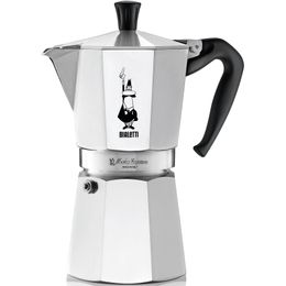 Bialetti Espressokocher "Moka Express", 0,42 l, 9, grau, Kaffeemaschinen, Aluminium