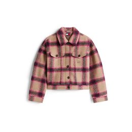 Tommy Jeans Jacke Damen Gr&ouml;&szlig;e XS beige / anthrazit / orchidee / bordeaux Sommerjacke