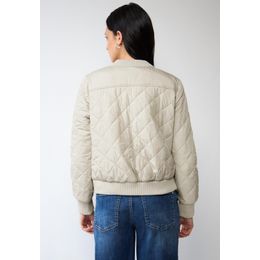Damen Steppjacke, beige, Gr. 46, STREET ONE STUDIO, unifarben, Stoff, Obermaterial: 100% Polyester. Futter: 100% Polyester. F&uuml;llung: 100% Polyester,