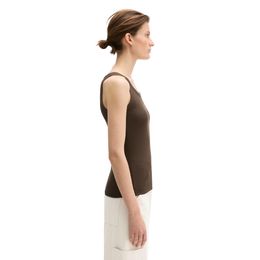 Marc O'Polo MARC O'POLO Damen T-Shirt "aus Bio-Baumwoll-Modal-Jersey", braun, Gr. XL, unifarben, Obermaterial: 50% Modal, 50% Baumwolle, Shirts