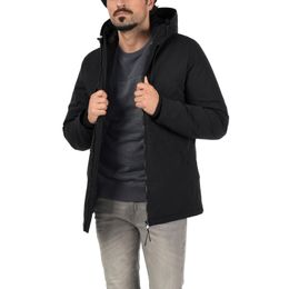 Blend Herren Wintermantel "BHFosco", schwarz, Gr. L, unifarben, 100% Polyester, M&auml;ntel, Stilvolle Herren Winterjacke mit Kapuze