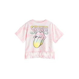 next Shirt 'Rolling Stones Fringe Band' girl Pink size 5 yrs