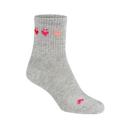 LIEBLINGSST&Uuml;CK LIEBLINGSST&Uuml;CK Damen Langsocken "Lovely Socks "HannahL " aus Baumwollmix", Gr. 35910, stone, Baumwolle, Elasthan, Polyamid, Socken, mit