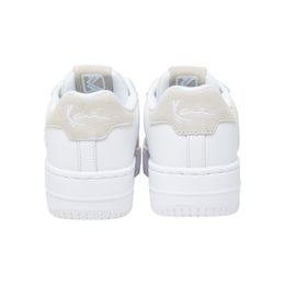 Karl Kani Damen Sneaker "Karl Kani KK 89 UP LOGO PRM Shoes", Gr. 40,5wei&szlig;, whisper wei&szlig;, Leder, Schuhe