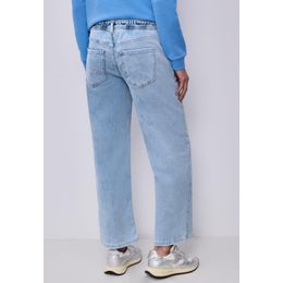 Street One Damen Comfort-fit-Jeansbleached washed, Gr. 34, unifarben, Jeans, 85% Baumwolle, 9% Polyester, 4% Elastomultiester, 2% Elasthan, Jeans,