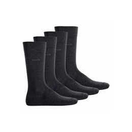 BOSS Herren Kurzsocken "Socken 2P RS Uni CC 10260369 01 4er Pack", Gr. 47, grau, Obermaterial: 82% Baumwolle CO. 16% Polyamid PA. 2% Elasthan EL.,