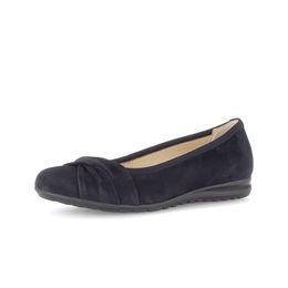 Gabor Damen Ballerina "Sportliche Ballerina", Gr. 35,5blau, Schuhe