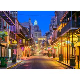 papermoon Fototapete "Bourbon Street New Orleans", B/L: 2m x 1,49m, Bahnen: 4 Stk., bunt, Tapeten