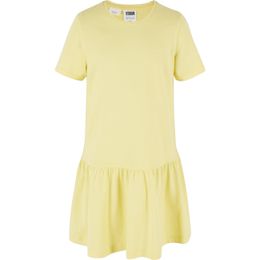 Urban Classics M&auml;dchen Shirtkleid "Urban Classics Damen Girls Valance Tee Dress"vintagesun, Gr. 122, unifarben, 100% Baumwolle, Kleider