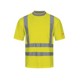 SAFESTYLE Herren T-Shirt "Warnschutz Steven", gelb, Gr. M, Obermaterial: 75% Polyester PES. 25% Baumwolle CO., Shirts