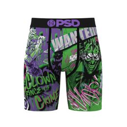 PSD Herren Boxershorts "JOKER WANTED Herren", Gr. Lmulti, 88% Polyester, 12% Elasthan, Unterhosen