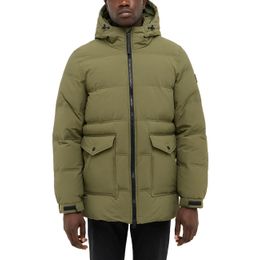 Mustang Herren Outdoorjacke "Herren Style Oakfield"olivgr&uuml;n, Gr. XL, unifarben, Popeline, 75% Polyamid, 25% Baumwolle, Jacken
