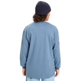 Quiksilver Herren Langarmshirt "Ev Cold Ways"china blau, Gr. S, Obermaterial: 70% Walkfrottier, 30% Walkfrottier;, Shirts