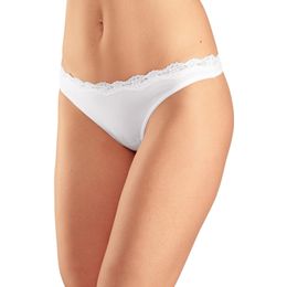 Lascana Damen String, wei&szlig;, Gr&ouml;&szlig;e 44/46