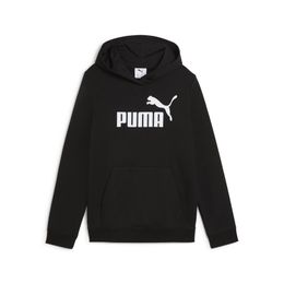 Puma M&auml;dchen Kapuzensweatshirt "ESS NO. 1 LOGO HOODIE TR G", schwarz, Gr. 152, bedruckt, Sweatware, Obermaterial: 68% Baumwolle, 32% Polyester,