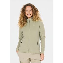 WHISTLER Damen Fleecejacke "Cocoon"hellgr&uuml;n, Gr. 48, unifarben, 100% Polyester, Jacken, mit praktischem Tunnelzug