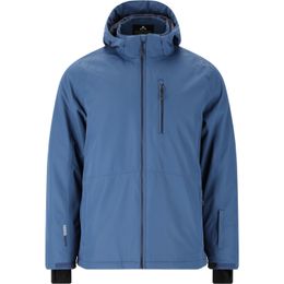 WHISTLER Herren Skijacke "Drizzle", blau, Gr. XXXL, unifarben, 100% Polyester, Jacken, mit wasserabweisender Membran