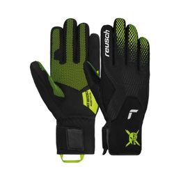 Reusch Damen Skihandschuhe "Worldcup Warrior Speedline", schwarz, Gr. 8, 90% Polyester, 4% Polyamid, 3% Polyurethan, 3% Elasthan, Handschuhe, mit