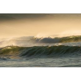 papermoon Fototapete "Waves", B/L: 2m x 1,49m, Bahnen: 4 Stk., bunt, Tapeten