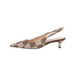 Steve Madden Damen Slingpumps "Steve Madden Pumps Lederimitat", Gr. 38, beige, Lederimitat, Schuhe